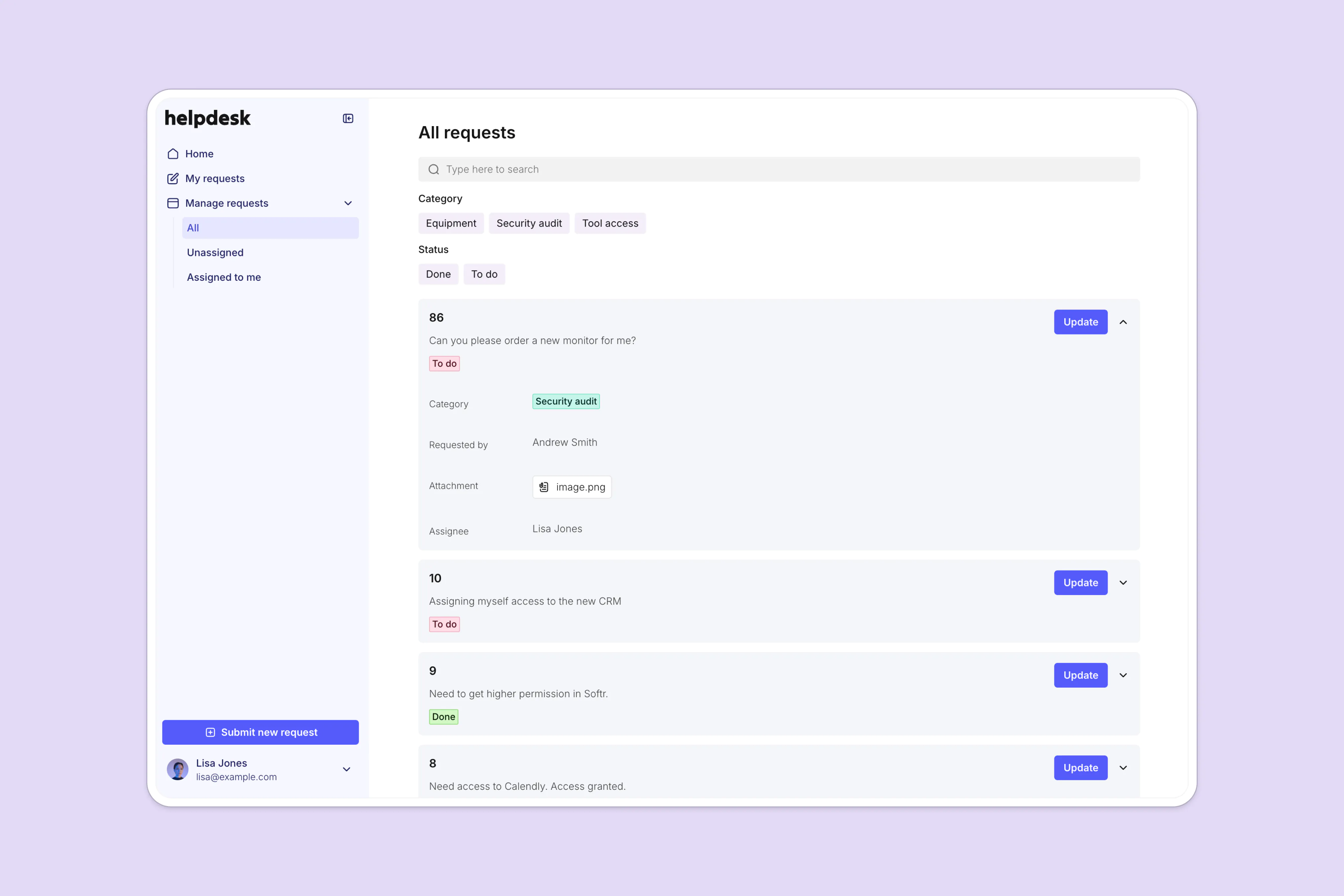 Free Help Desk Template | Softr